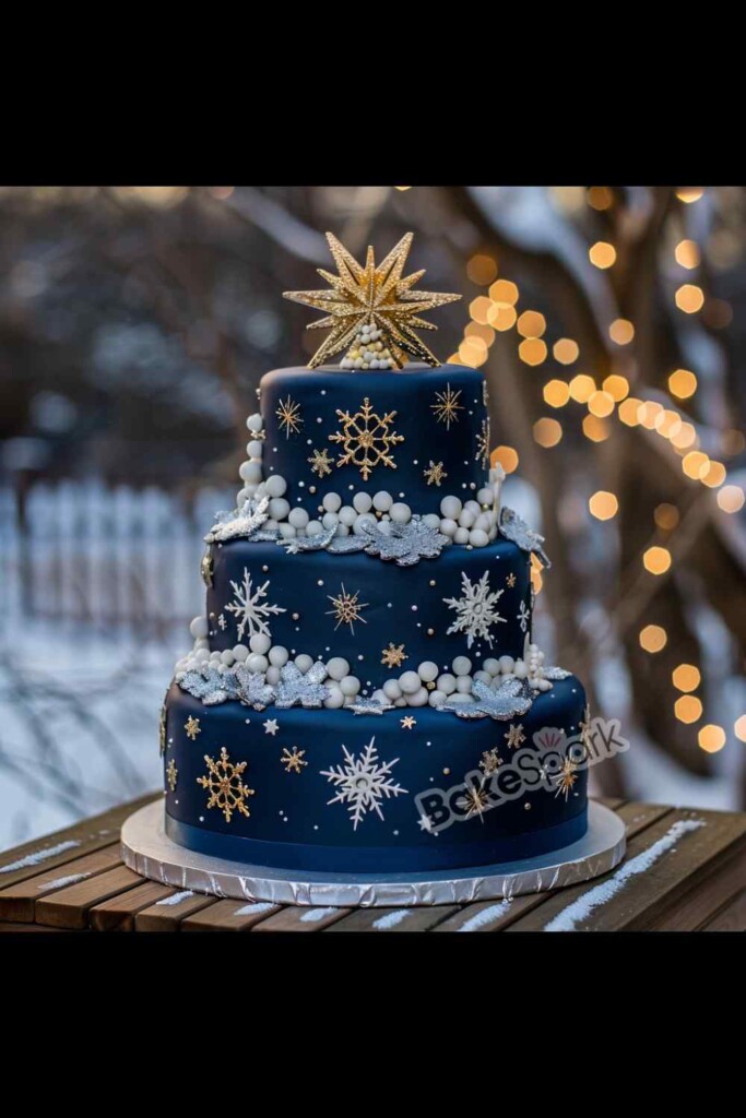 39 Winter Wonderland Cake Design Ideas [GALLERY] - BakeSpark
