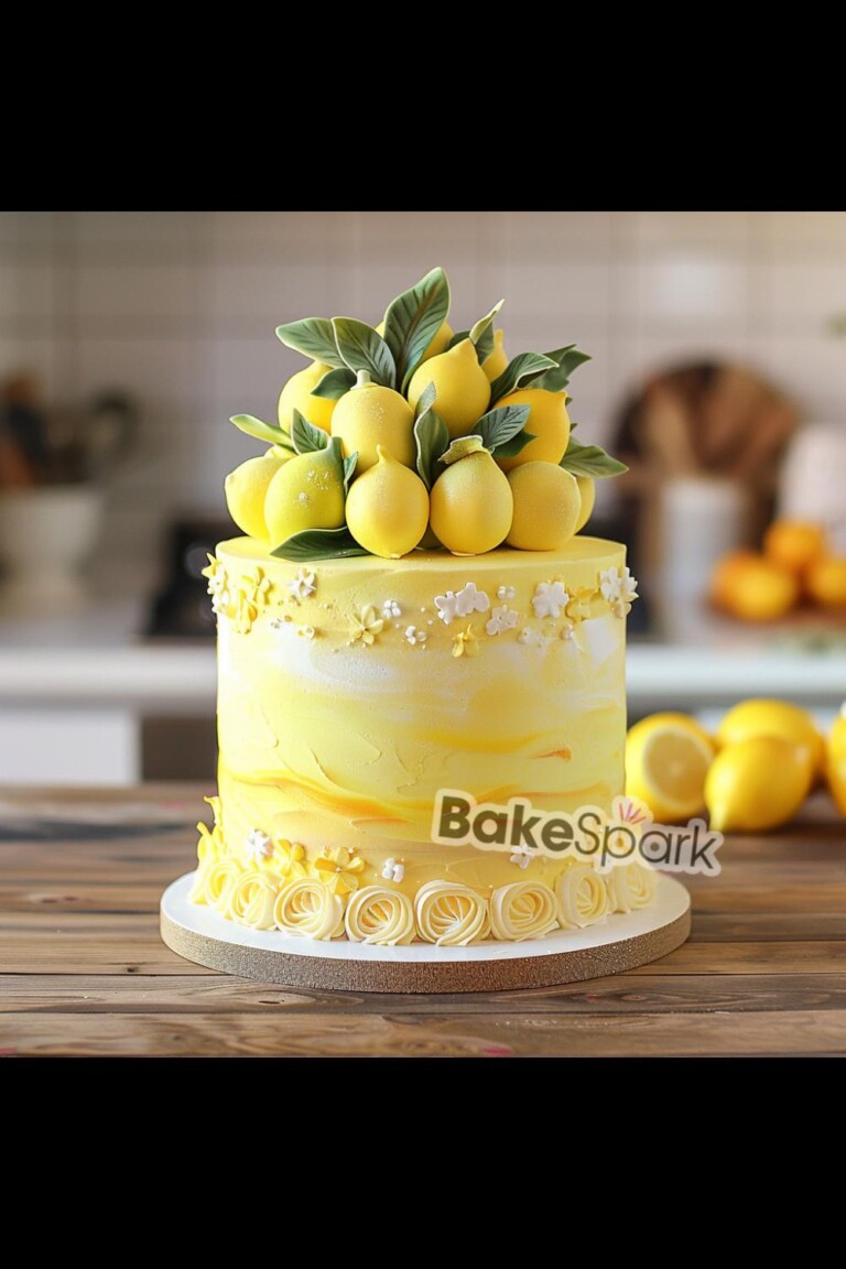 48 Yellow Cake Design Ideas [GALLERY] - BakeSpark