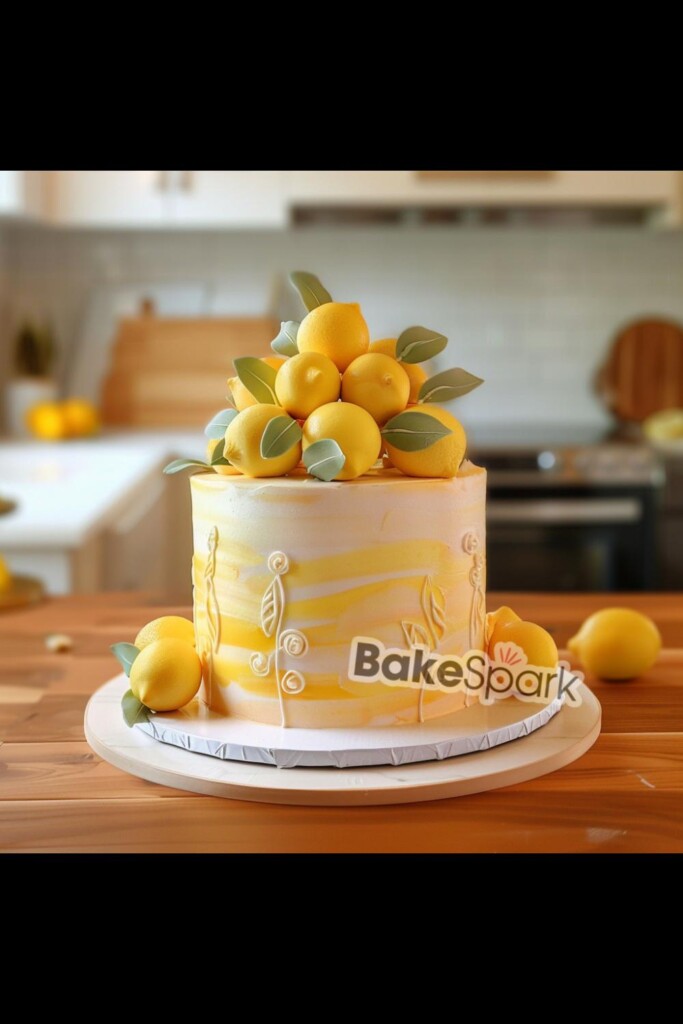 48 Yellow Cake Design Ideas [GALLERY] - BakeSpark