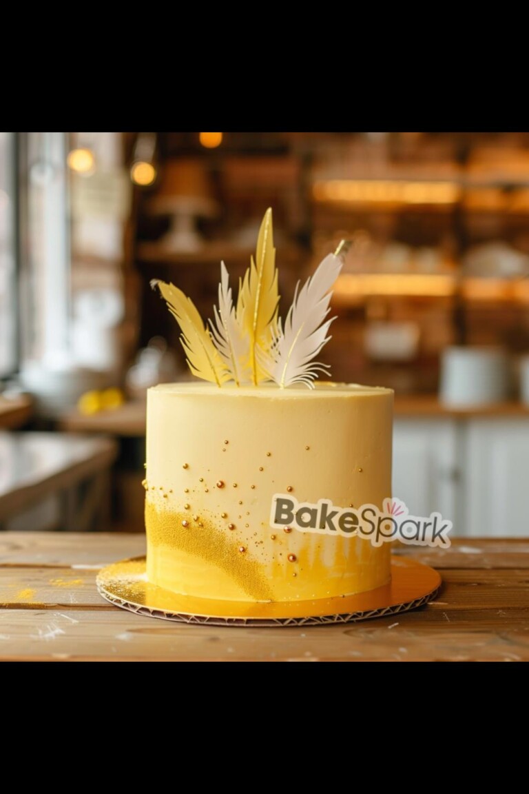 48 Yellow Cake Design Ideas [GALLERY] - BakeSpark