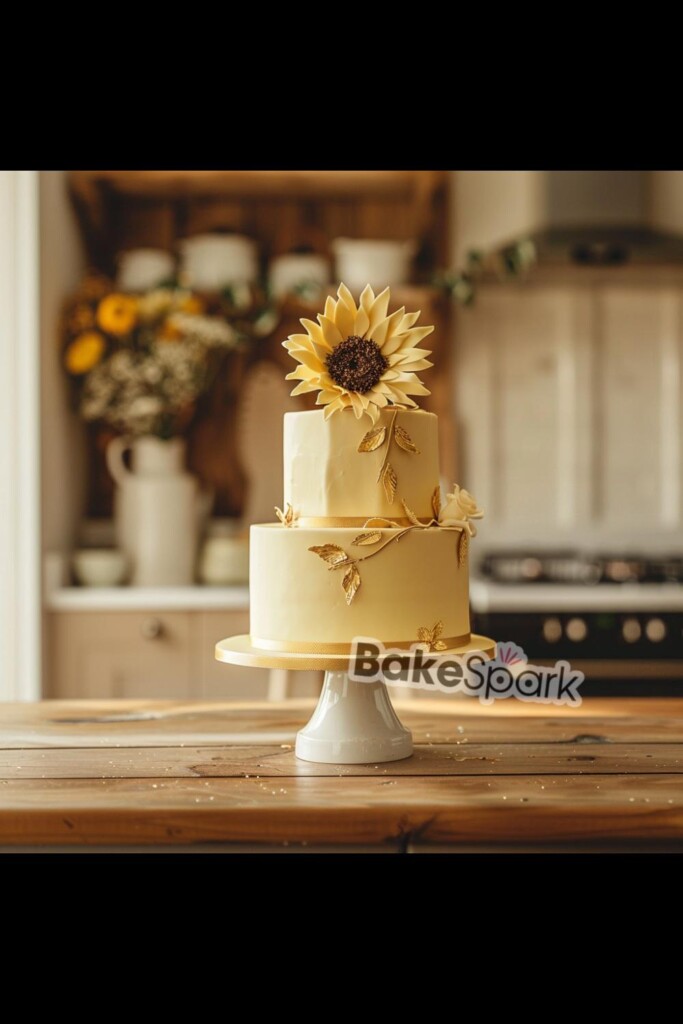 48 Yellow Cake Design Ideas [GALLERY] - BakeSpark