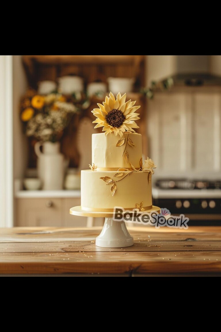 48 Yellow Cake Design Ideas [GALLERY] - BakeSpark