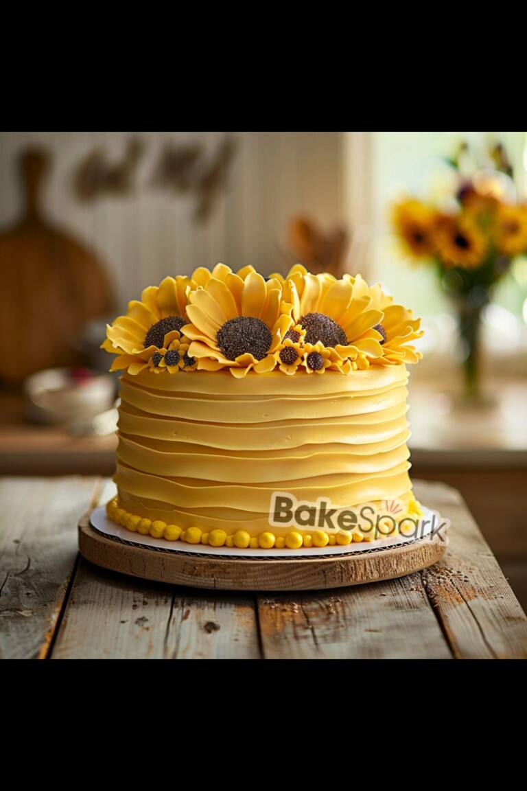 48 Yellow Cake Design Ideas [GALLERY] - BakeSpark