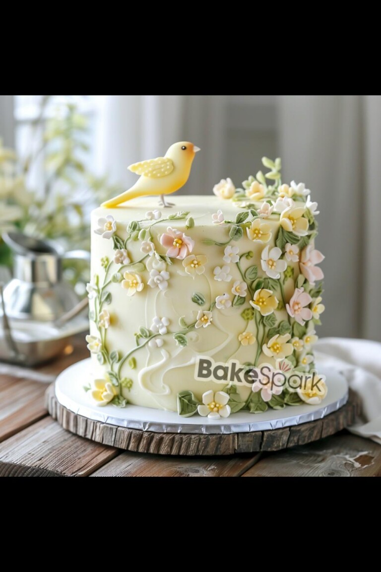 48 Yellow Cake Design Ideas [GALLERY] - BakeSpark
