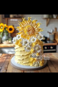 48 Yellow Cake Design Ideas [GALLERY] - BakeSpark