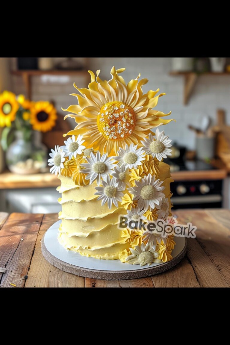 48 Yellow Cake Design Ideas [GALLERY] - BakeSpark