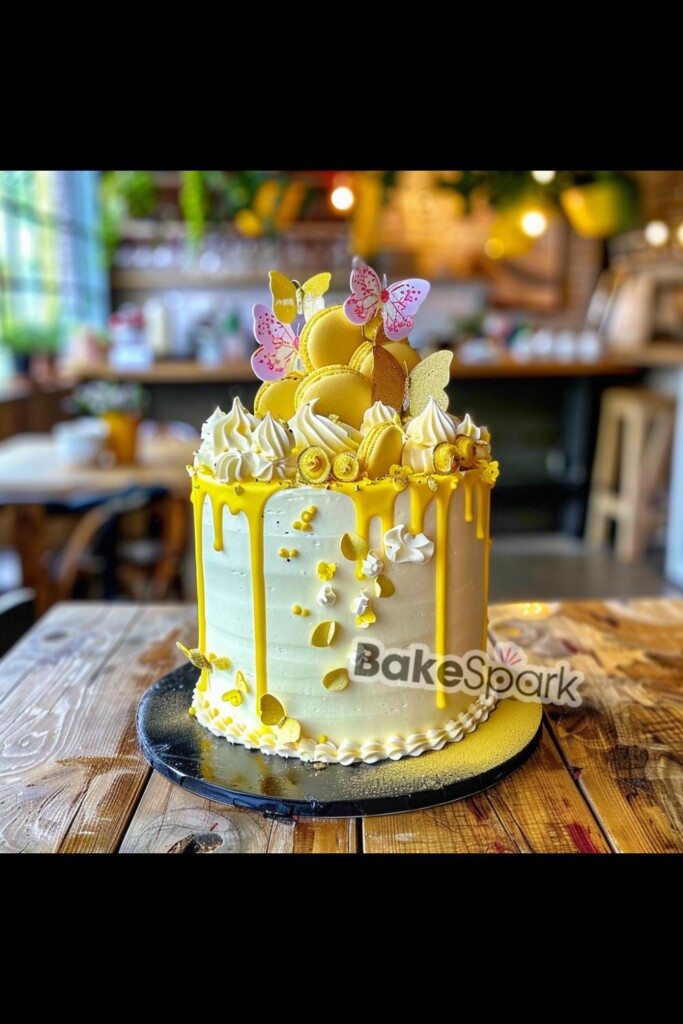 48 Yellow Cake Design Ideas [GALLERY] - BakeSpark