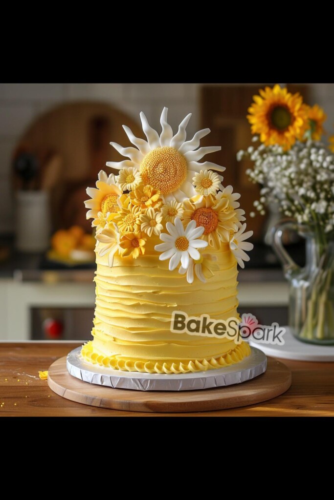 48 Yellow Cake Design Ideas [GALLERY] - BakeSpark