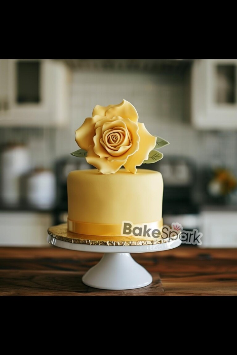 48 Yellow Cake Design Ideas [GALLERY] - BakeSpark