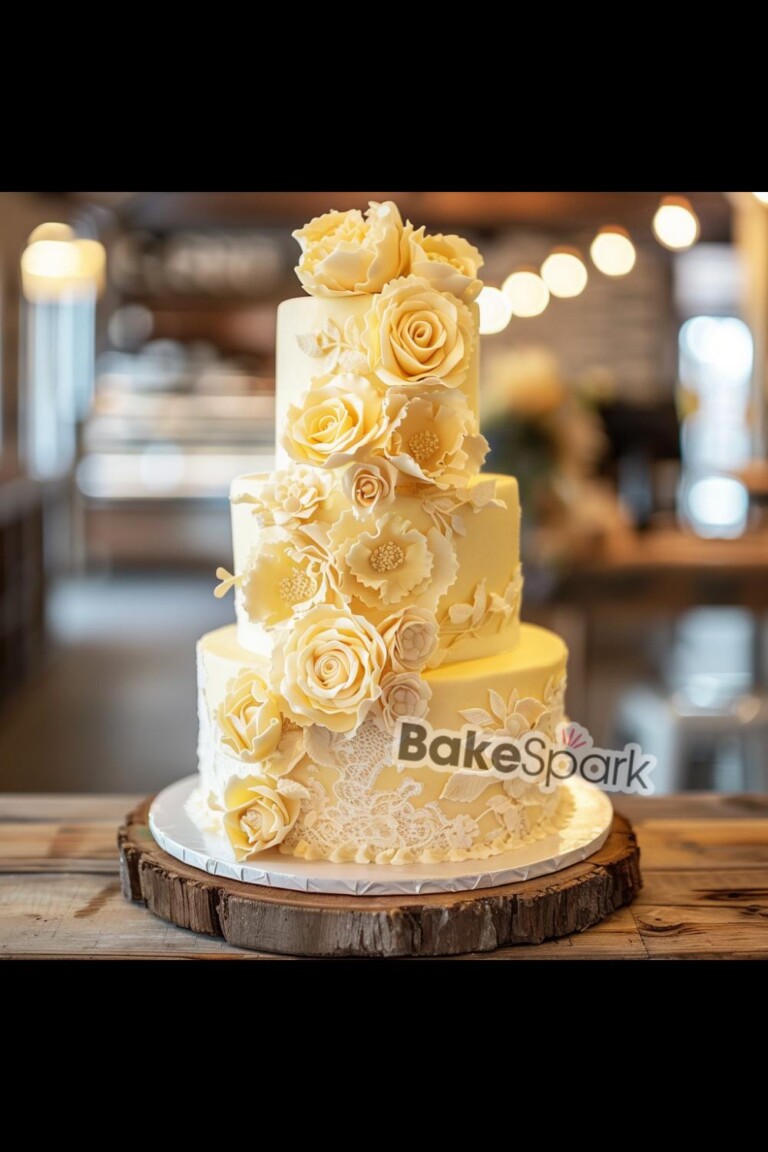 48 Yellow Cake Design Ideas [GALLERY] - BakeSpark