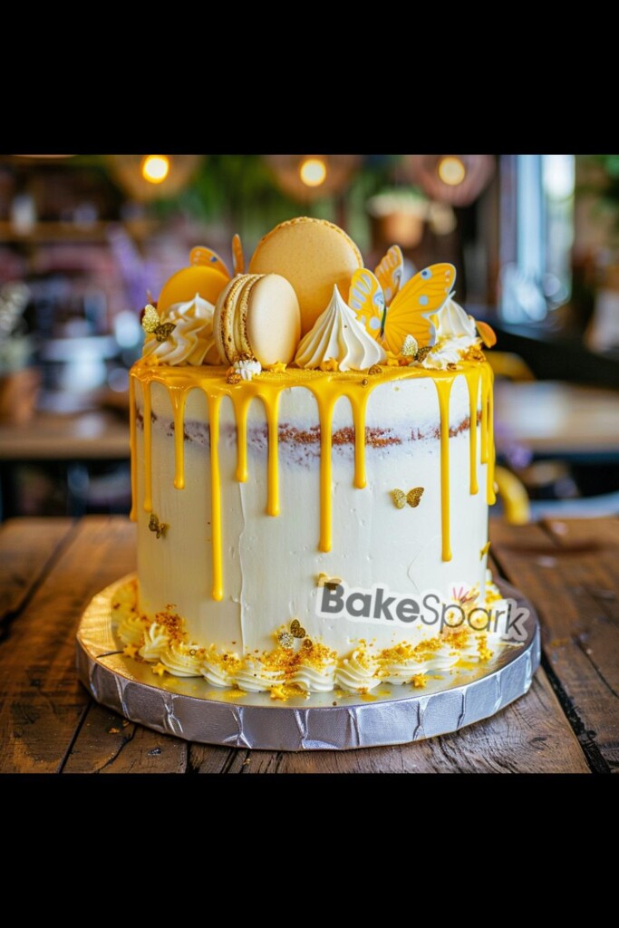 48 Yellow Cake Design Ideas [GALLERY] - BakeSpark