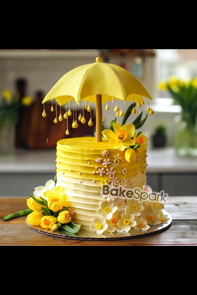 48 Yellow Cake Design Ideas [GALLERY] - BakeSpark