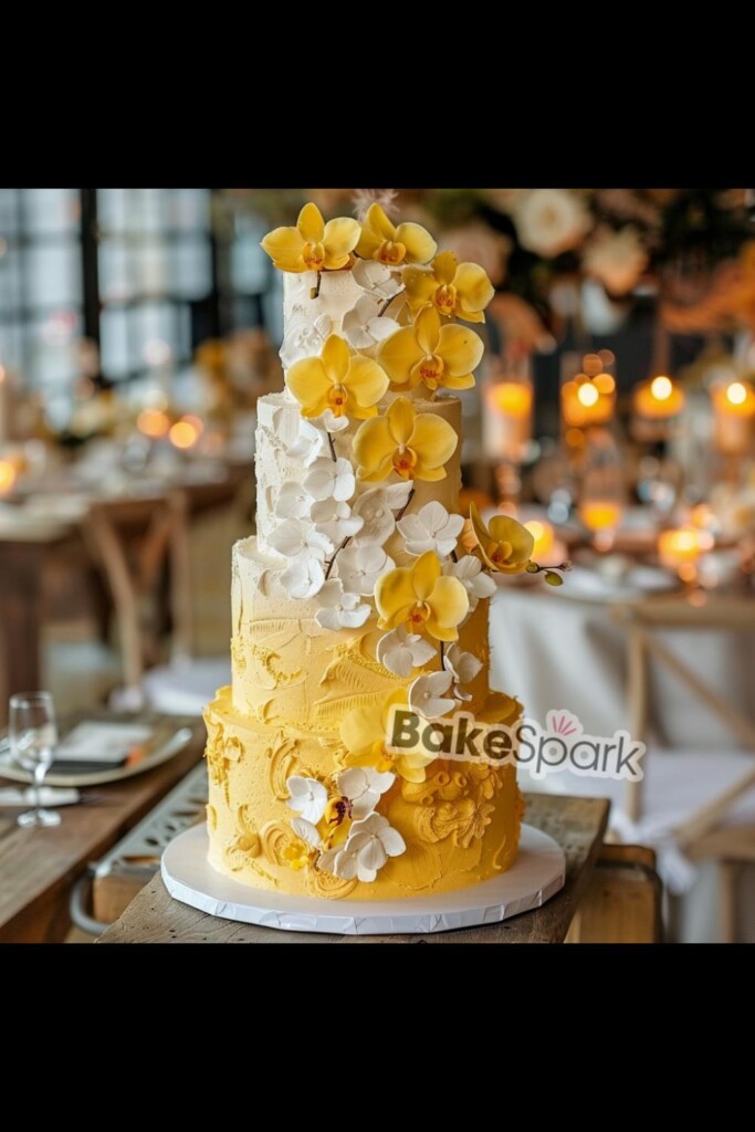 48 Yellow Cake Design Ideas [GALLERY] - BakeSpark